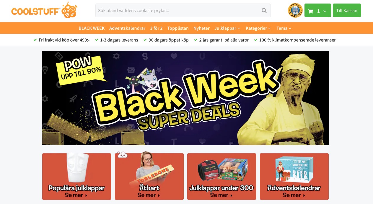 Coolstuff Rabattkod (juli 2025) - Rabattkodsidan